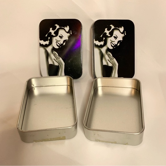 Other | Vintage Pinup Girl Old Hollywood Style Metal Gift Box Tins ...